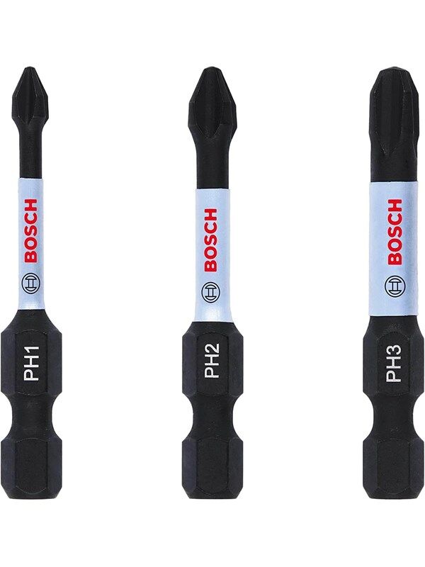 Bosch Impact Control Bits PH Set 50 mm » Best Pris på Prisradar.no