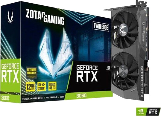 ZOTAC GeForce RTX 3060 Twin Edge - 12GB GDDR6 RAM - Grafikkort » Best ...