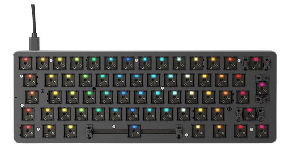 Glorious GMMK Compact ISO Gaming Tastatur Tenkeyless med RGB Belysning ...