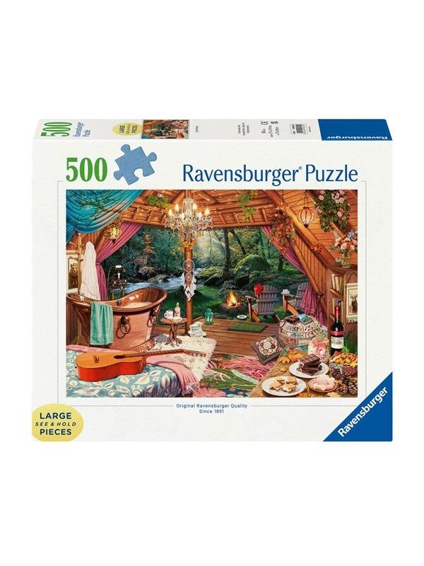 Ravensburger Jigsaw puzzle Cozy Camping 500 pcs. » Best Pris på ...