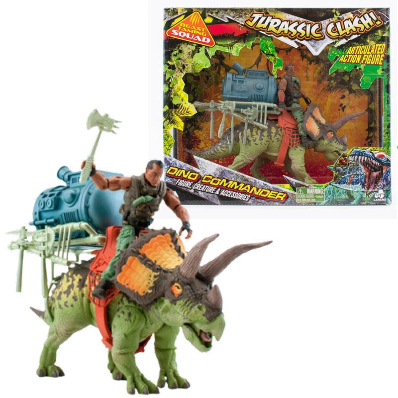 Jurassic Clash Dino Commander Triceraptops » Best Pris på Prisradar.no