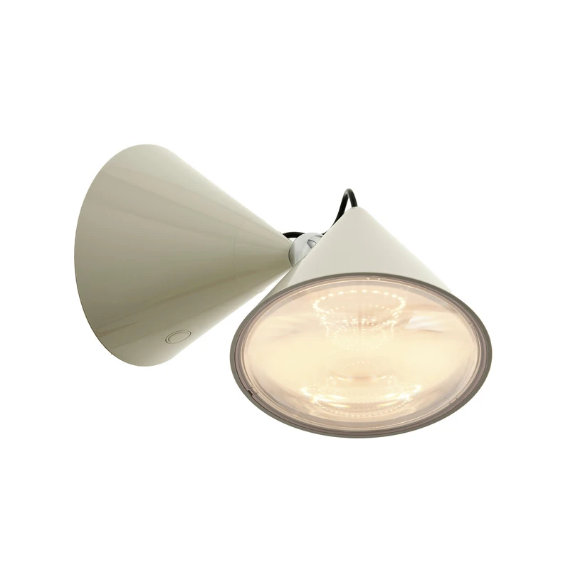 Tom Dixon Pose LED vegglampe grå beige 21 cm plast » Best Pris på ...