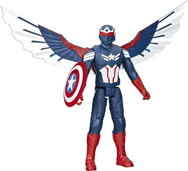 Marvel Captain America Titan Hero Series Actionfigur 30 cm Brave New ...