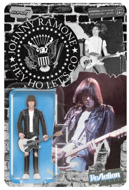 Johnny Ramone Reaction Figures Johnny Ramone (White Shirt) » Best Pris ...