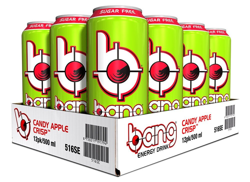 Bang Energy Candy Apple Crisp 12x500ml » Best Pris på Prisradar.no