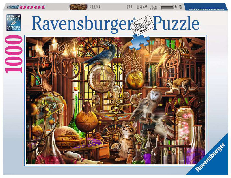 Ravensburger Puslespill 1000 Brikker Merlin'S Laboratory » Best Pris på ...