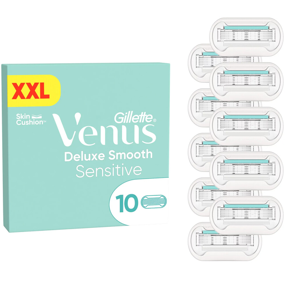 Gillette Venus 10 pcs. Deluxe glatte Sensitive barberblader » Best Pris ...