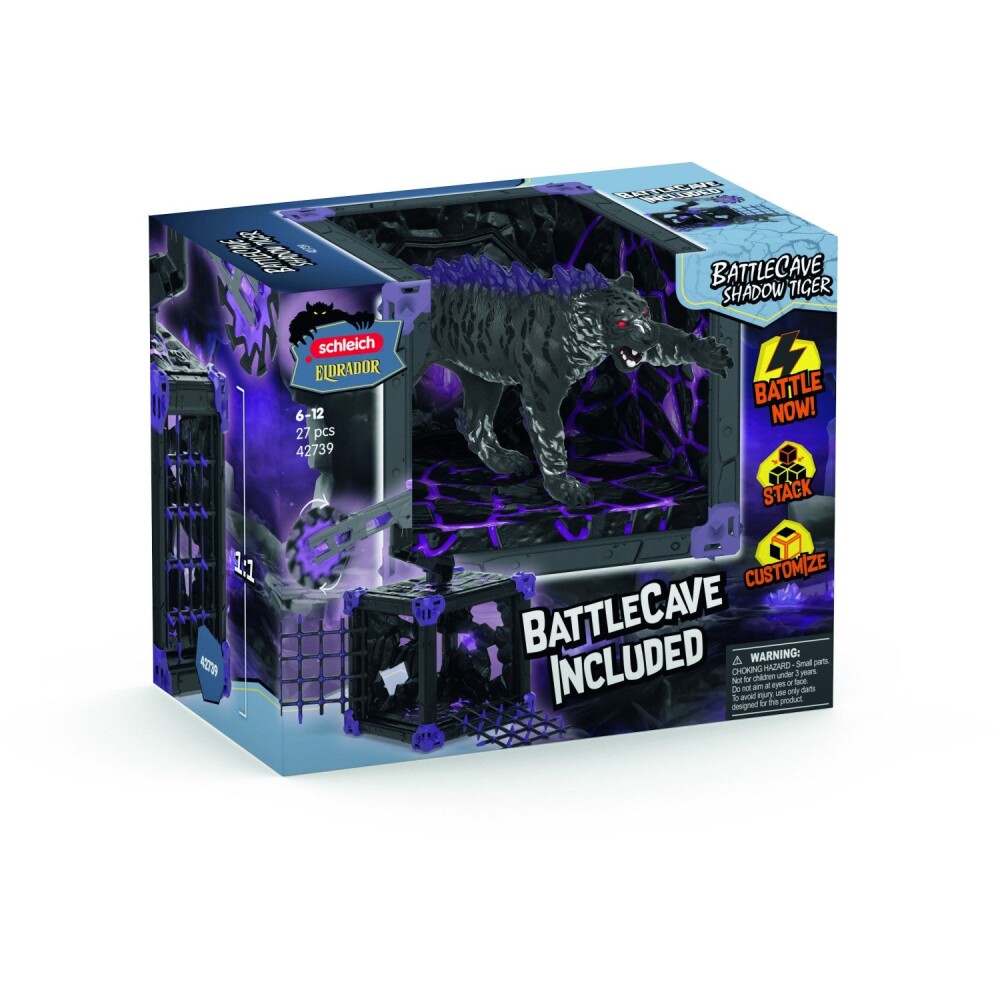Schleich Eldrador BattleCave Skygge Tiger Figur i Plast » Best Pris på ...