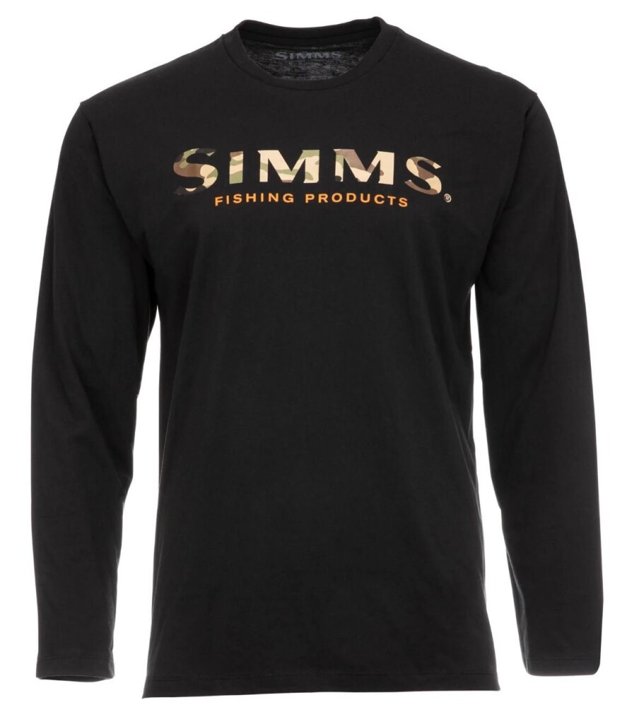 Simms Logo Ls Shirt White » Best Pris på Prisradar.no