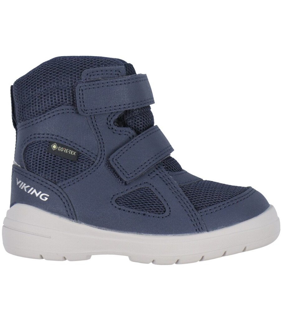 Viking Fun Warm GTX 2V vintersko til barn Navy » Best Pris på Prisradar.no