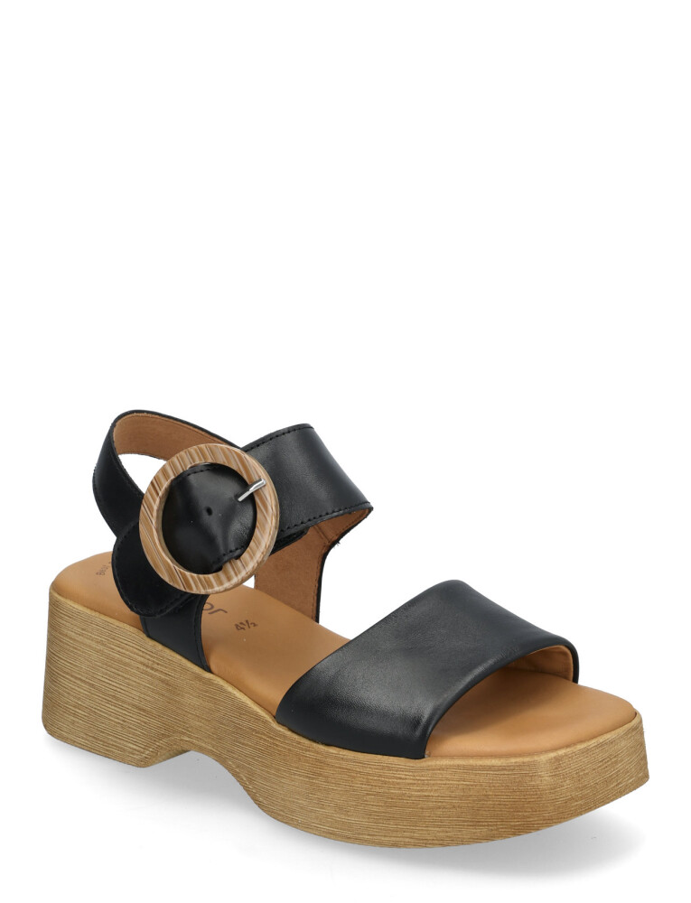 Gabor Platform Sandal - Black - 35.5 » Best Pris på Prisradar.no