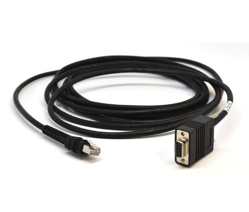 ZEBRA CABLE - RS232: DB9 FEMALE CONNECTOR 15FT. 4.6M STRAIGHT TXD ON 2 ...