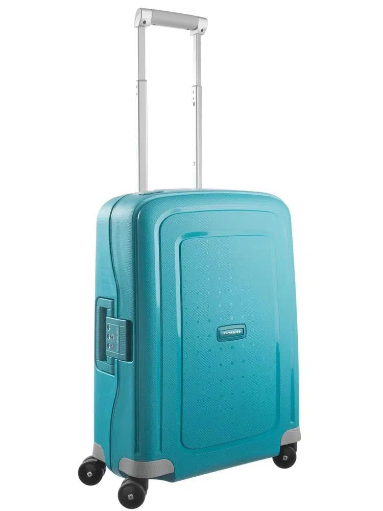 Samsonite S'Cure hard kabin koffert 55 cm/34L Aqua Blue » Best Pris på ...