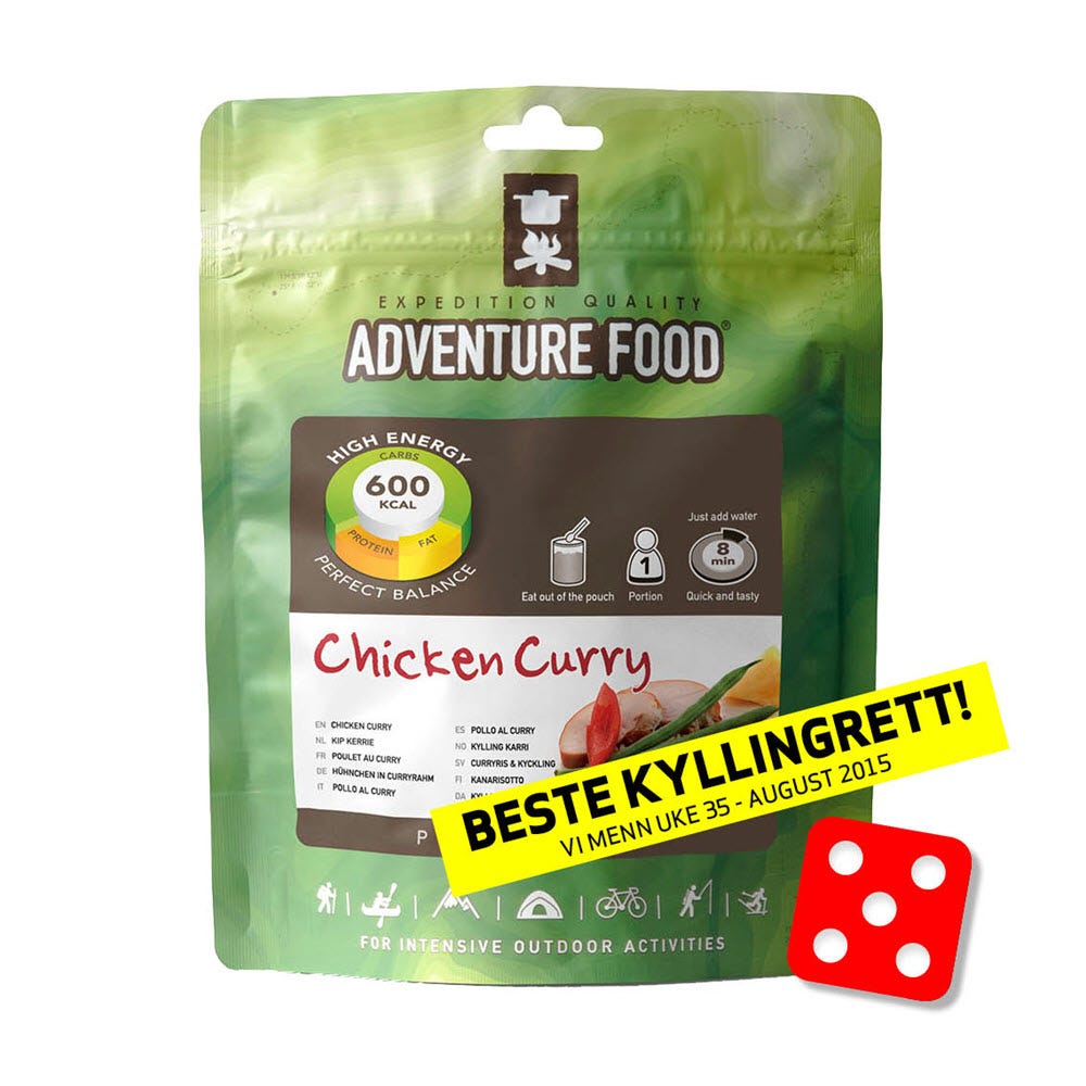 Adventure Food, Kylling Karri turmat » Best Pris på Prisradar.no