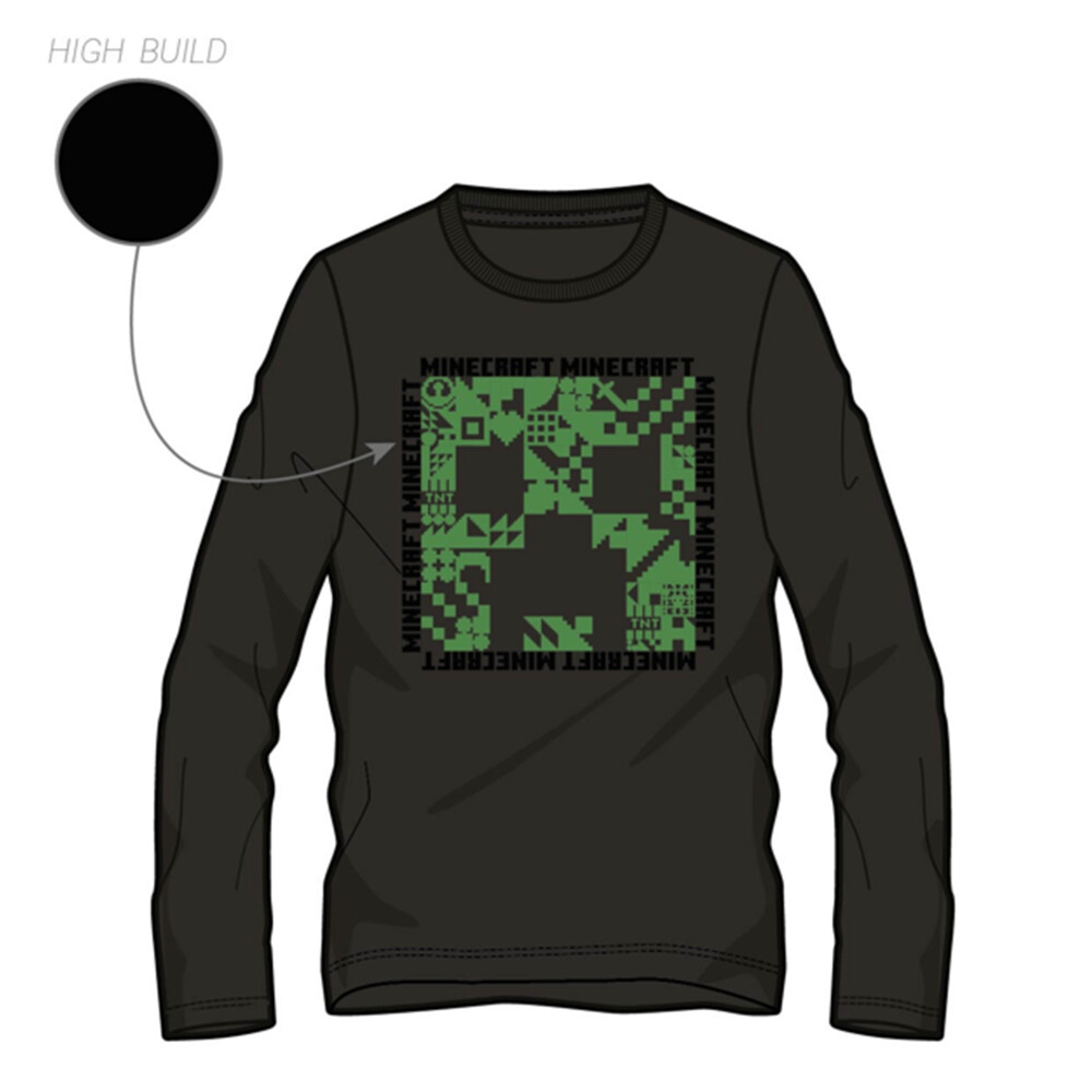 Minecraft Genser Creeper Block - 134 / 9 år - Barn - 100% bomull » Best ...