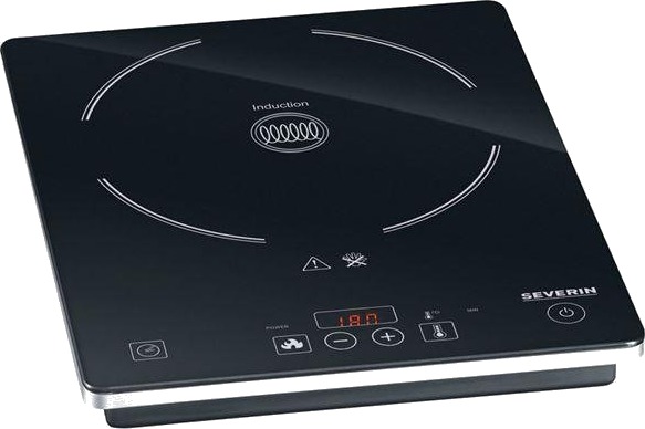 Severin KP 1071 2000W Induksjonsplate Frittstående med Touchkontroll ...