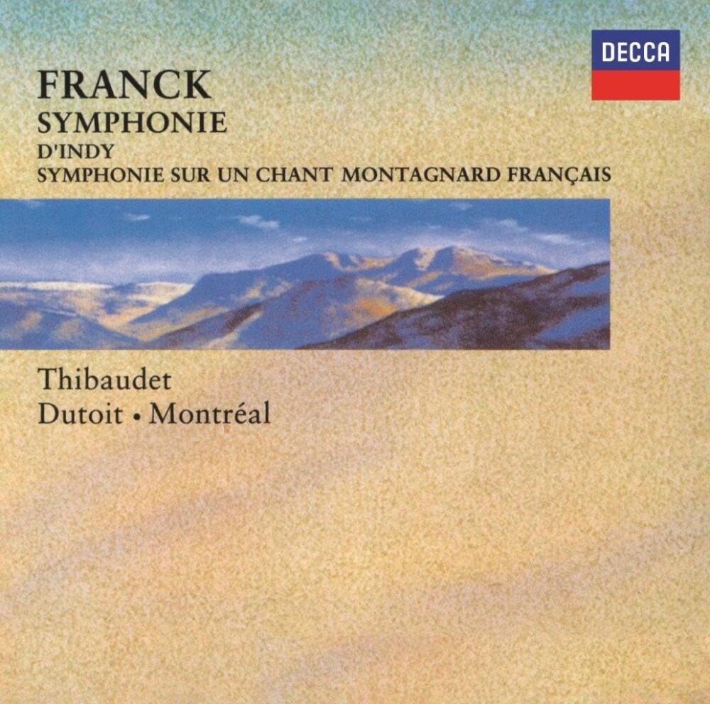 D'indy Charles Dutoit Franck: Symphony In D Minor / D'indy: Symphonie ...