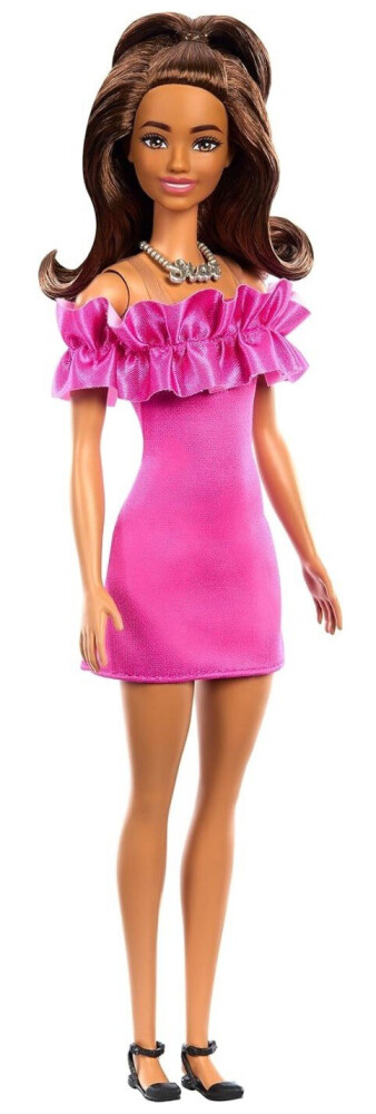 Barbie - Fashionistas Pink Ruffle Sleeves (HRH15) » Best Pris på ...