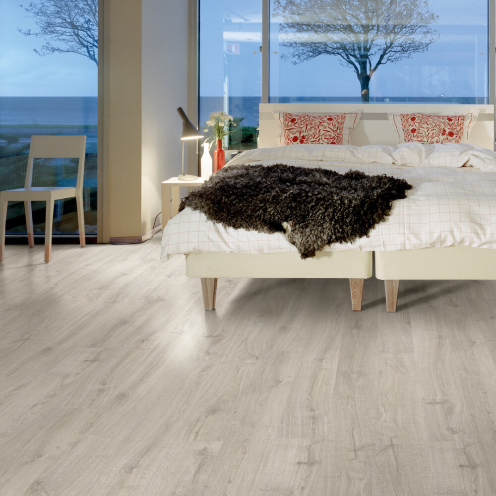 PERGO LAMINATGULV ROSKILDE RUSTIC GREY OAK » Best Pris på Prisradar.no