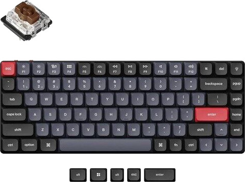 Keychron K3 Pro QMK/VIA RGB Hot Swap - Gateron Low Profile Brown ...