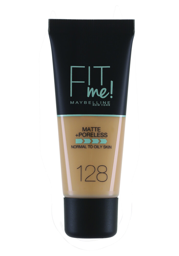 Maybelline Fit Me Matte & Poreless Foundation 128 Warm Nude Beige ...