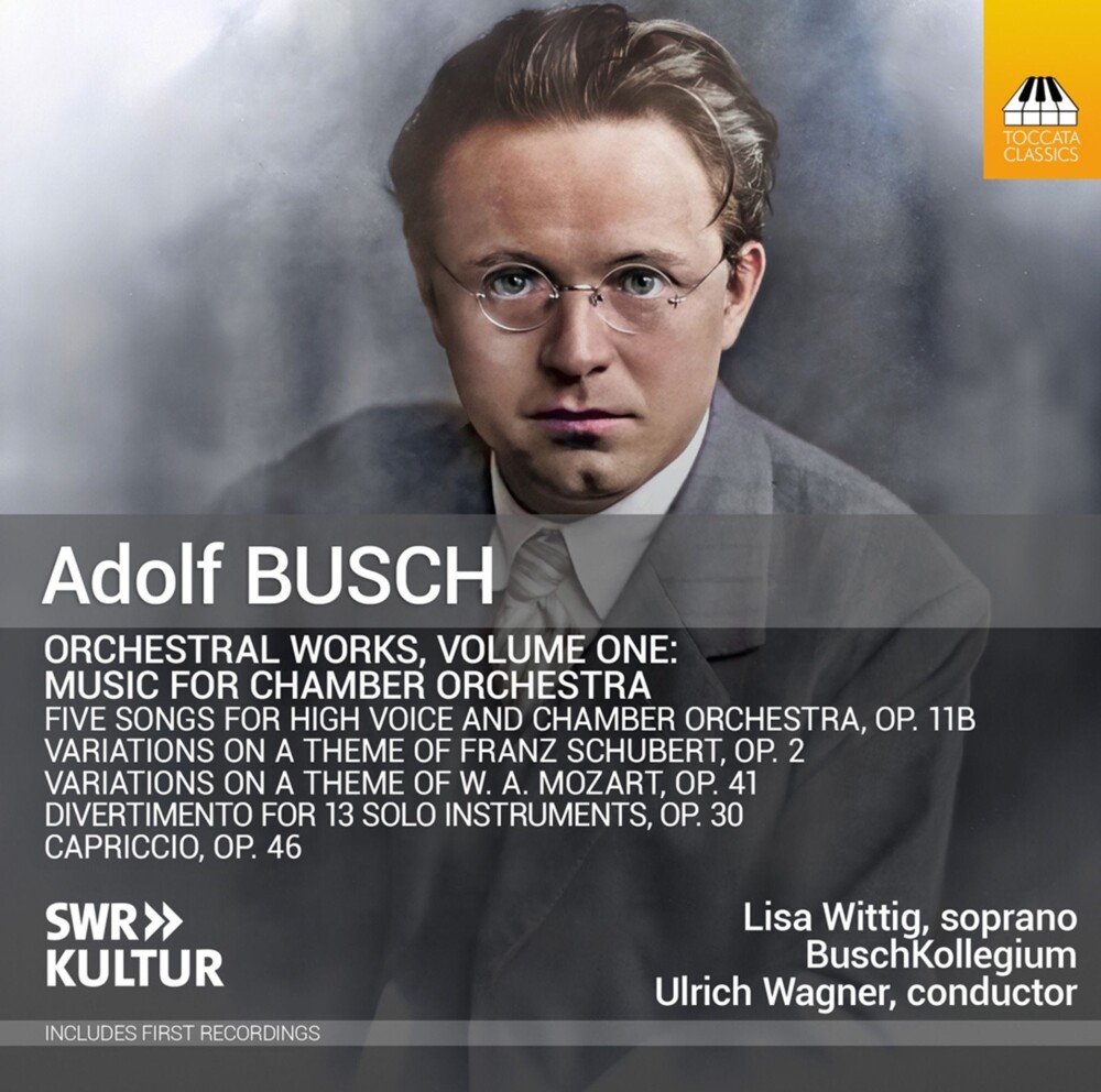 Lisa Wittig Buschkollegium Ulrich Wagner Busch: Orchestral Works Vol. 1 ...