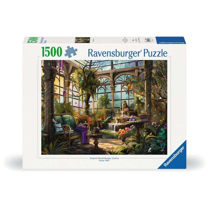 Ravensburger Puslespill 1500 Brikker Grønne huset » Best Pris på ...