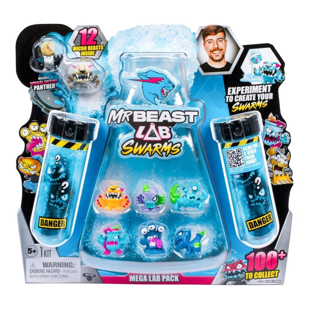 MrBeast Lab Svermer Mega Laboratorium Lekesett 12-pakning for barn 5 ...