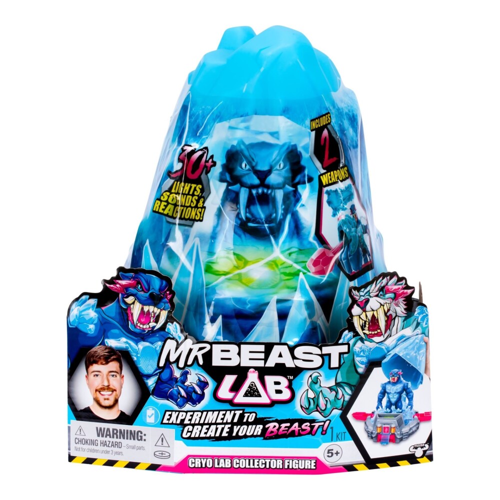 MrBeast LAB Cryolab Figurer med 30+ Lys, Lyder og Reaksjoner » Best ...