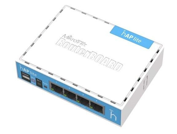 MikroTik RouterBOARD hAP-Lite - Wireless router N Standard - 802.11n ...