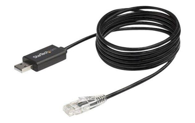 StarTech 1.8 m USB til RJ45 Rollover Kabel - Svart » Best Pris på ...