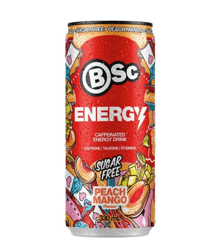 BSC Energy Drink Persika/Mango 330ml » Best Pris på Prisradar.no