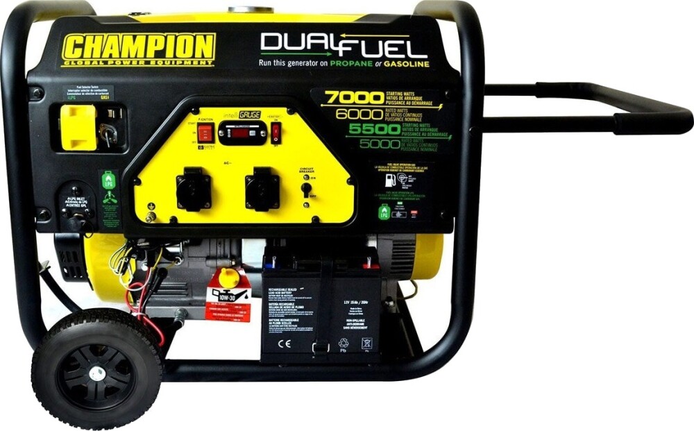 Champion CPG7500E2 Aggregat 7 kW 1-fase Dual Fuel » Best Pris på ...