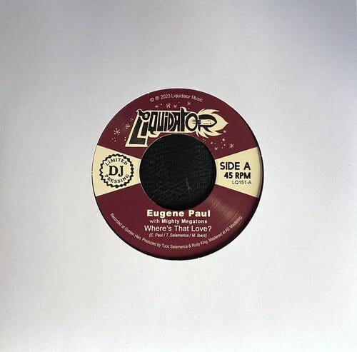 Eugene & Mighty Megatons Paul Where Is That Love LP/Vinyl » Best Pris ...