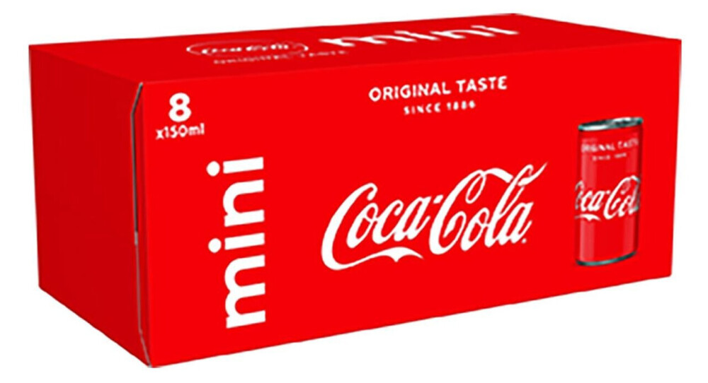 Coca-Cola Mini Burk 15cl 8-Pack » Best Pris på Prisradar.no