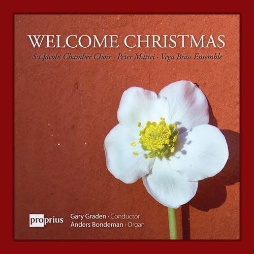 St Jacobs Choir Peter Mattei Anders Bondeman Welcome Christmas CD ...