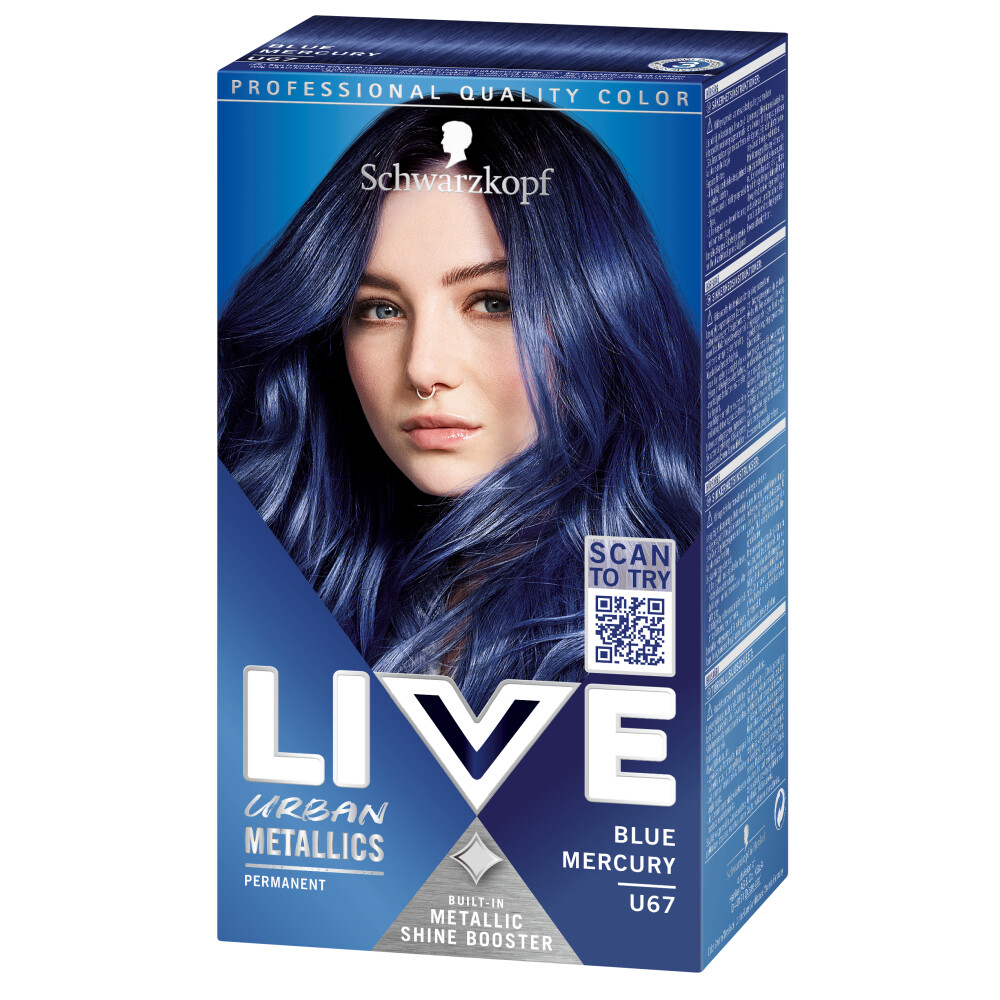 Schwarzkopf Professional Live Intense Color U67 Blue Mercury » Best ...