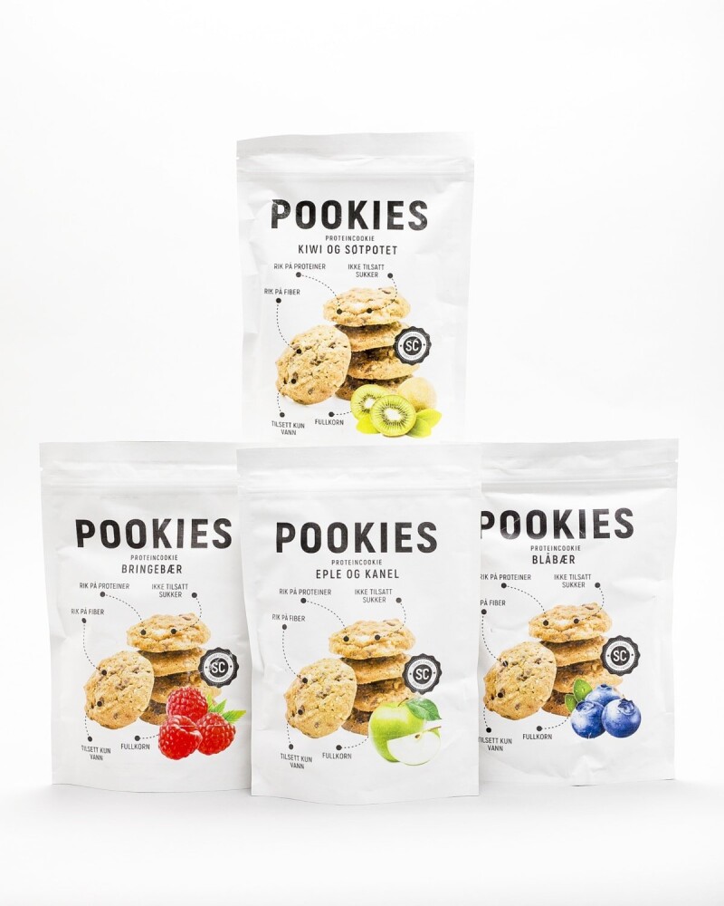 Fjordbox POOKIES - Lavkarbo Cookiemiks 250g - Kiwi & Søtpotet » Best ...
