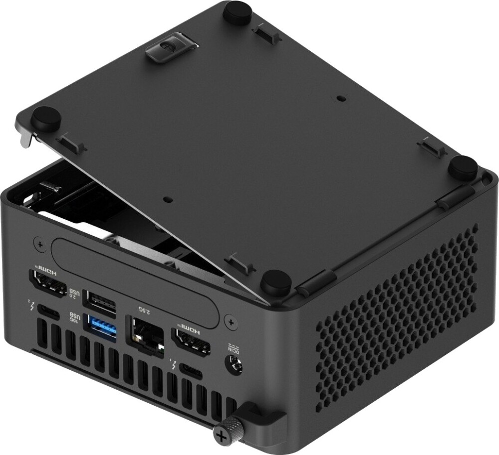 ASUS NUC 15 PRO C3 100U Barebone Mini-PC med Intel-grafikk og Wi-Fi 6 ...