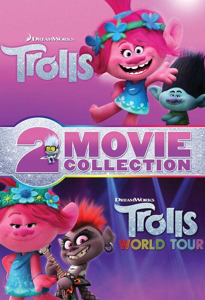 Trolls / Trolls World Tour 2Movie Collection DVD » Best Pris på ...