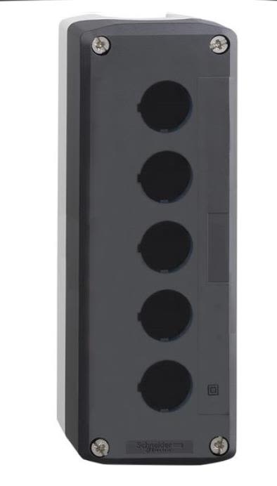 Schneider Electric XALD05 Trykknappboks tom plast 5 ...