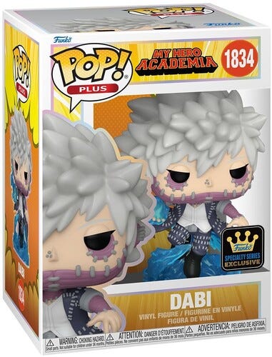 My Hero Academia Dabi Styles May Vary Glow MHA » Best Pris på Prisradar.no