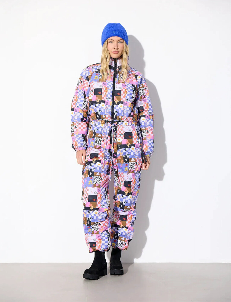 Hunkøn Roxanna Snowsuit Multi/patterned XL » Best Pris på Prisradar.no