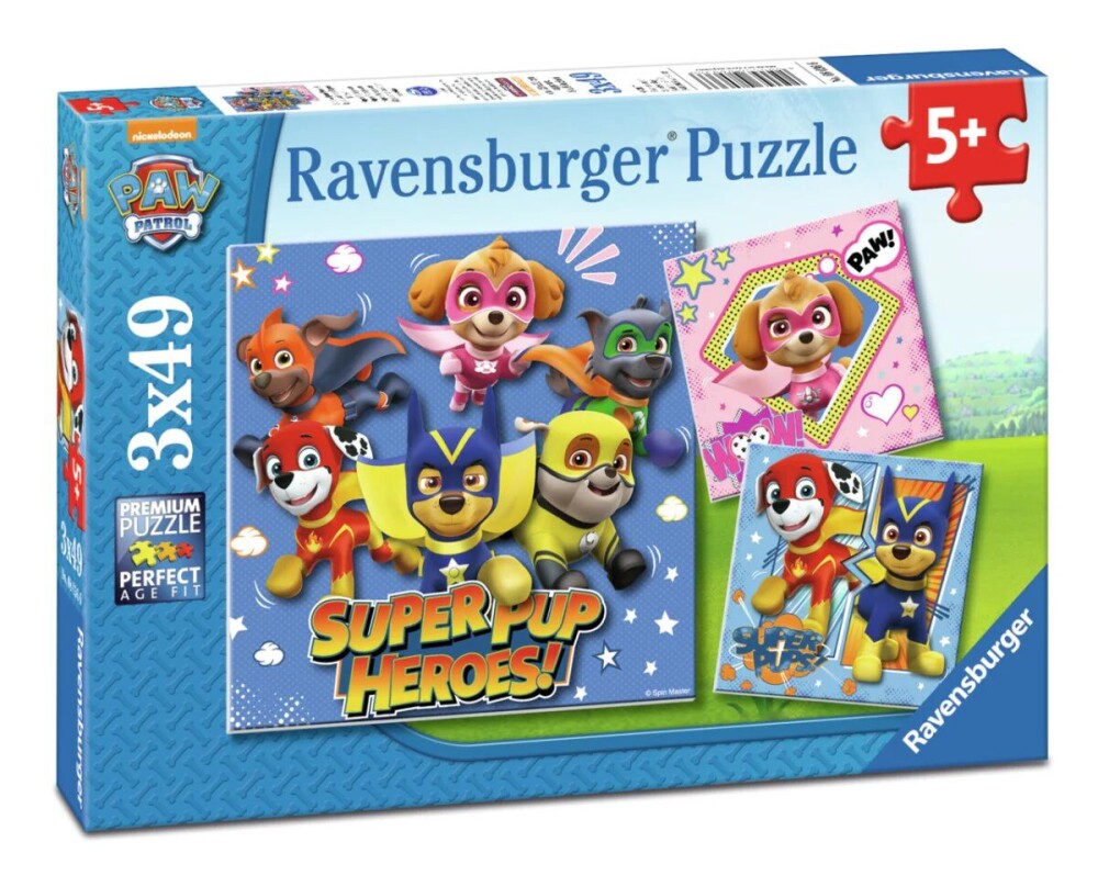 Ravensburger Paw Patrol Super Pups 3x49p » Best Pris på Prisradar.no