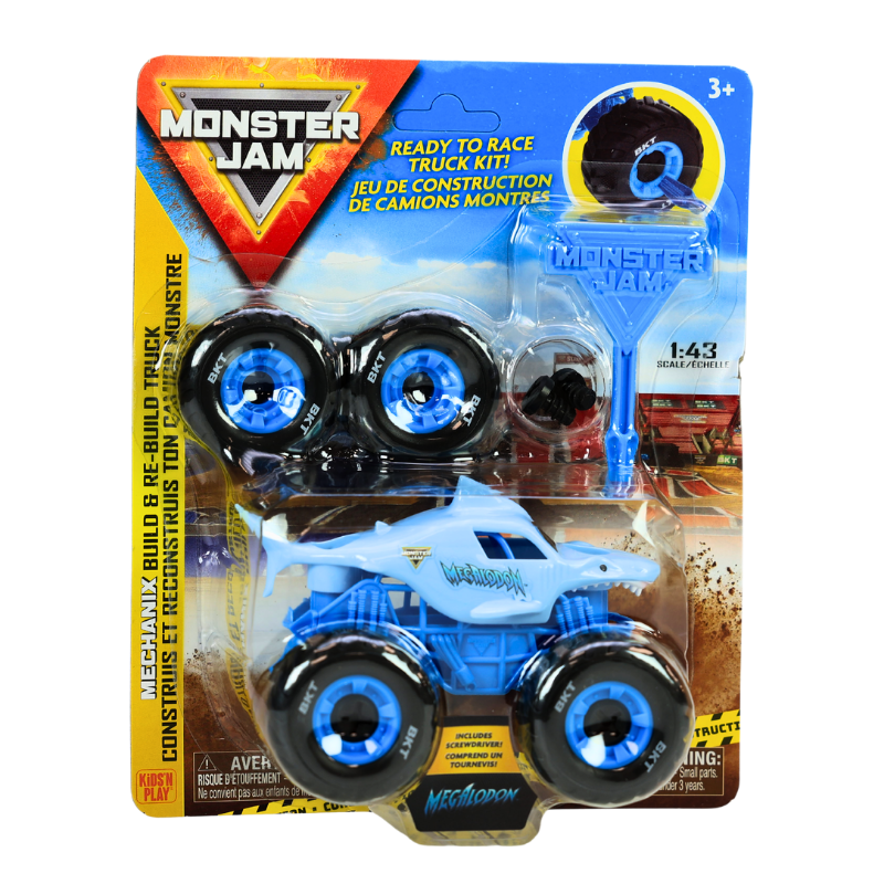 Monster Jam Monstertruck Mechanix 1:43 Megalodon » Best Pris på ...