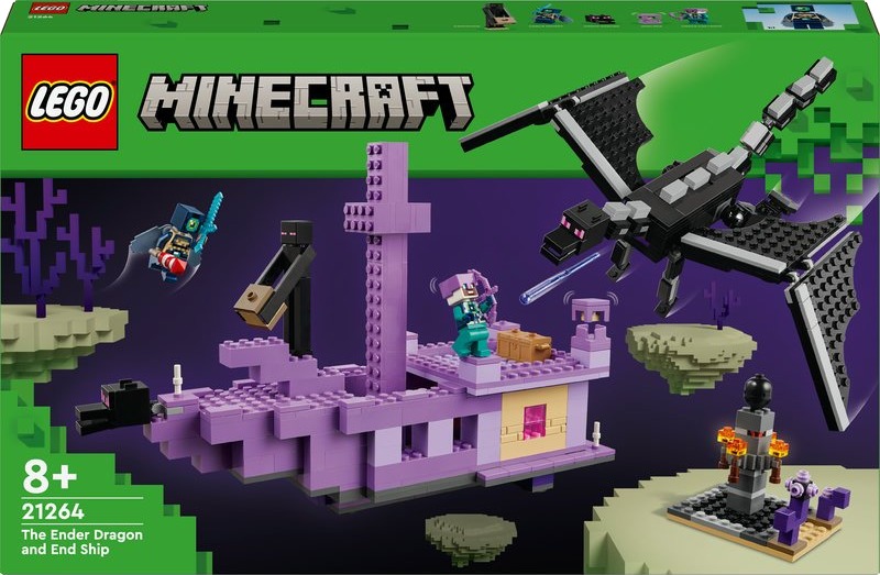 LEGO Minecraft - Enderdrage og End Ship 21264 » Best Pris på Prisradar.no