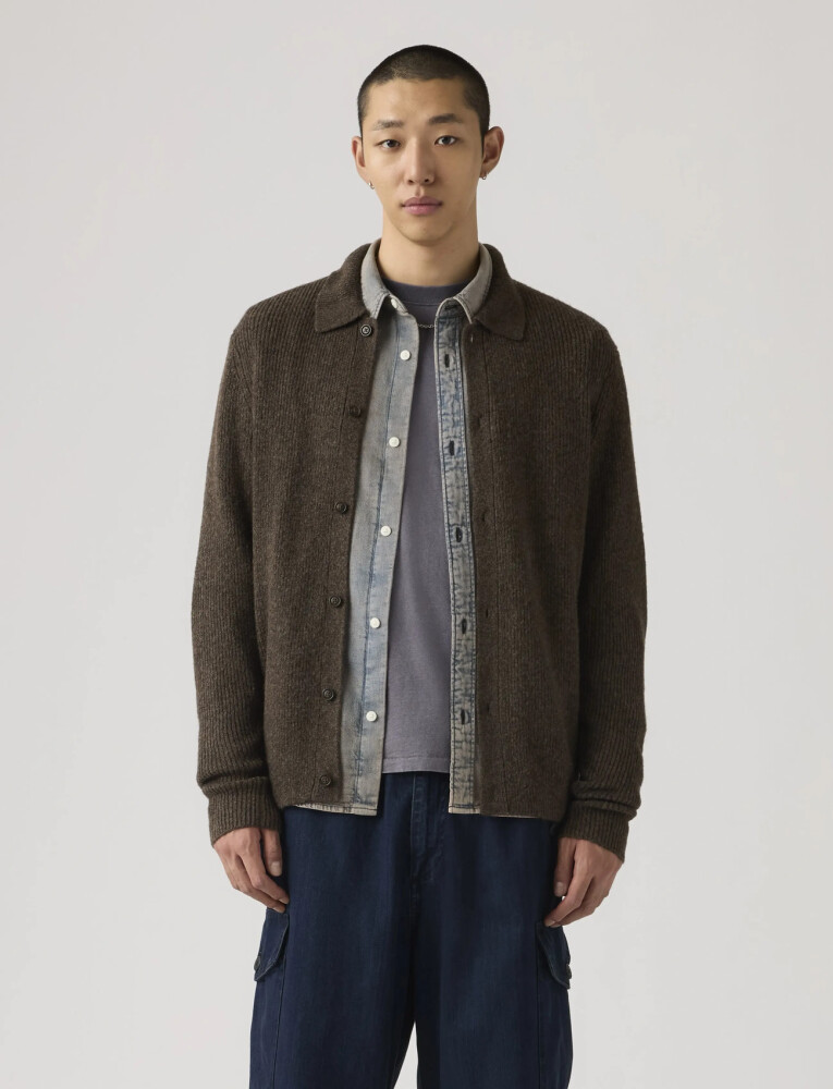 Levi"s® Catalina Cardigan Chocolate Br Brown M » Best Pris på Prisradar.no