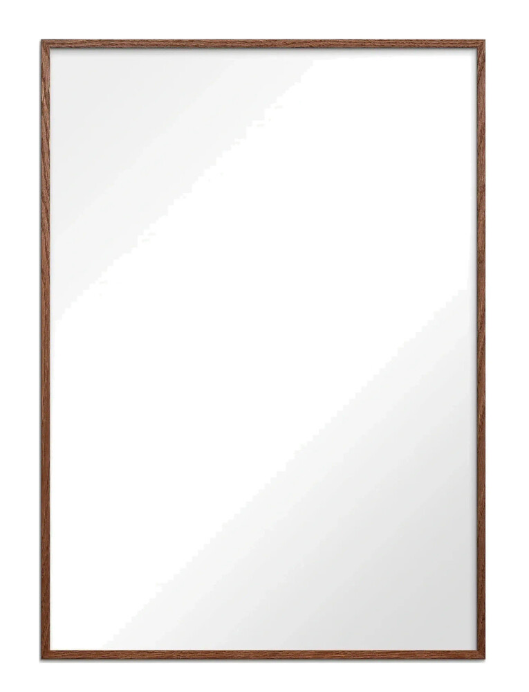 Poster & Frame Dark Oak Mirror - Brown - 70X100CM » Best Pris på ...