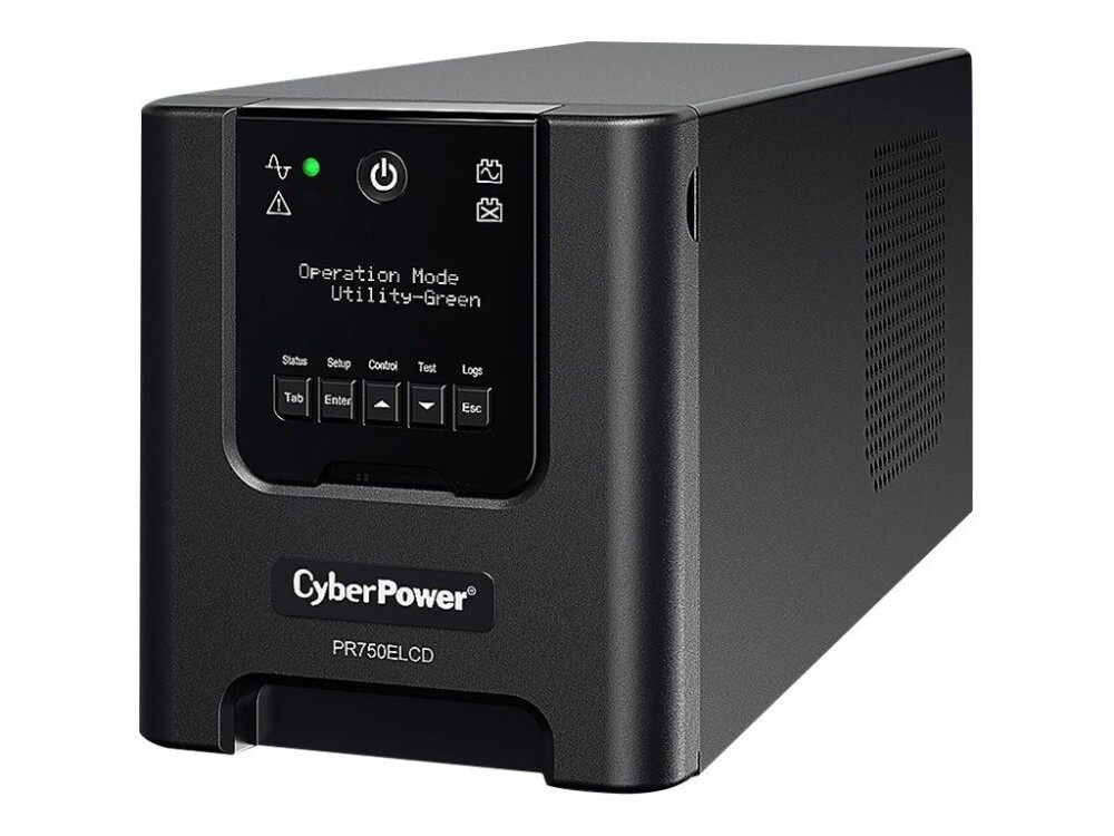 CyberPower Professional Tower Series PR750ELCDGR - UPS - 675 watt - 750 ...