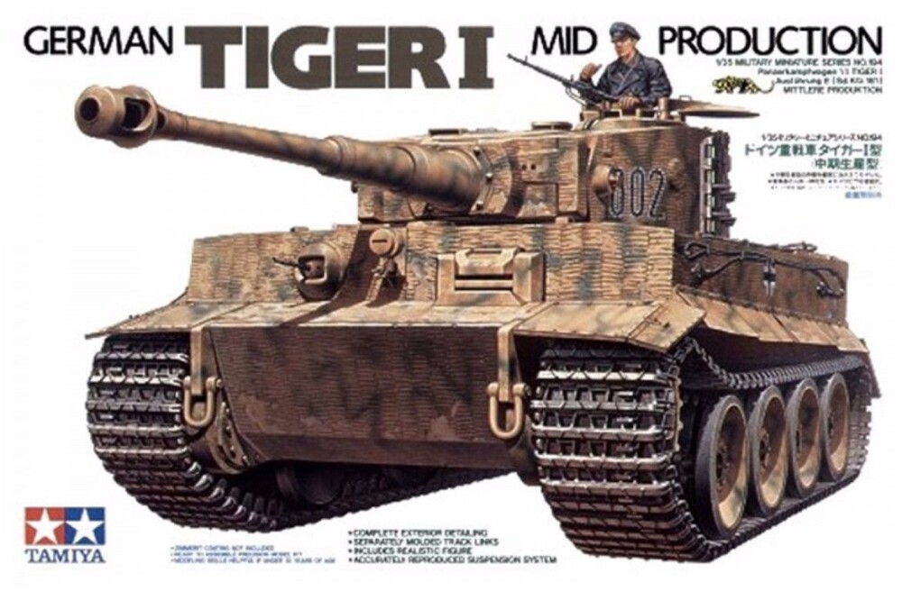 Tamiya German Tiger I Model Tank Construction Kit 1:35 » Best Pris på ...